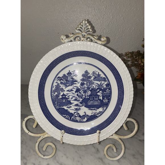 Spode | Dining | Spode Blue Room Willow Series Temple Landscape 9 78 ...